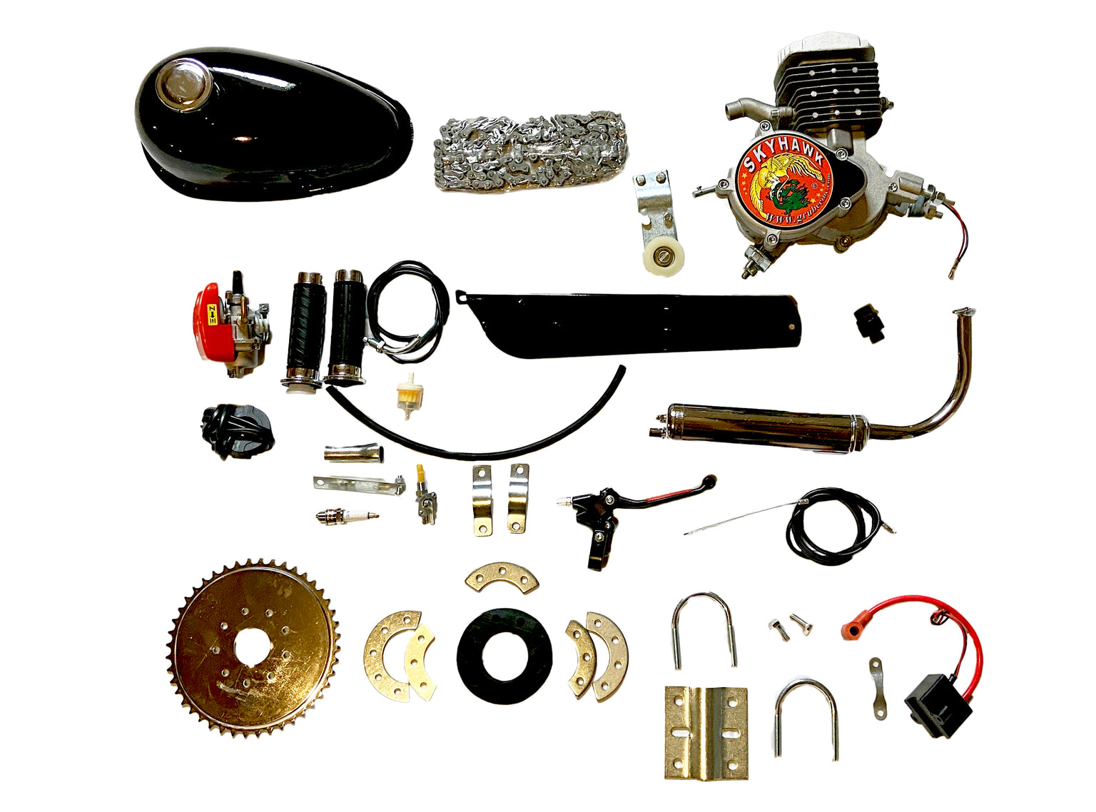 Motorized Bicycle Canada. Home of the Grubee Skyhawk Bicycle Engine ki
